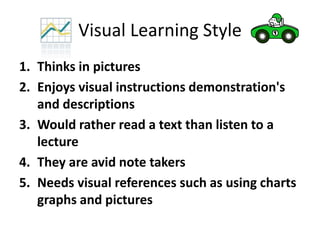 Auditory Learning Style Project | PPTX | Education
