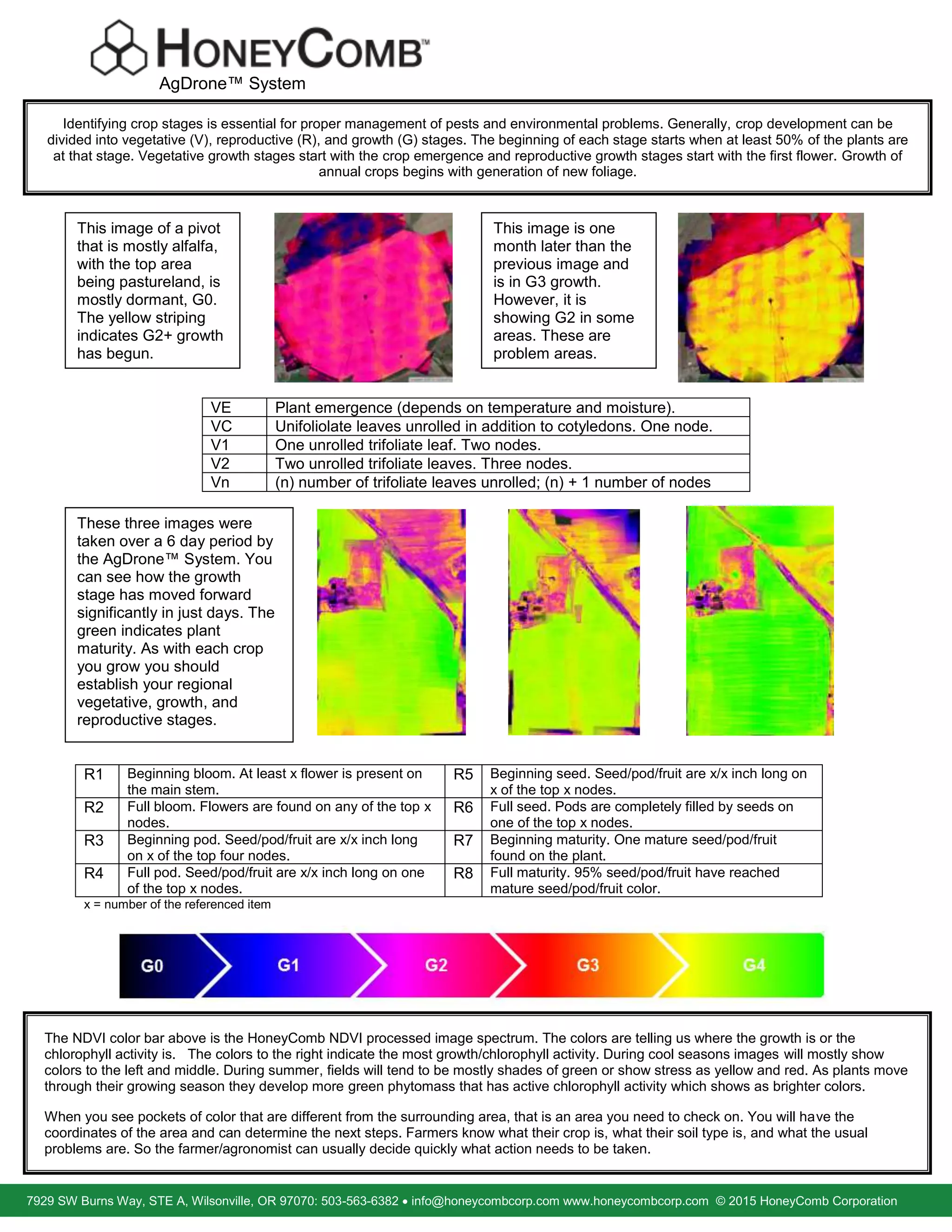 NDVI Explanation Sheet - AgDrone System | PDF