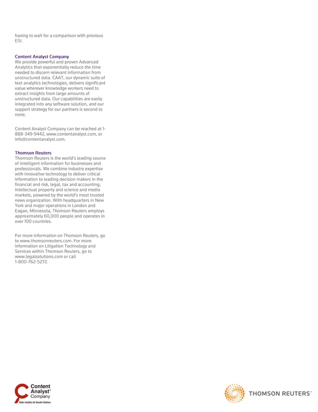 Regaining Control of ESI | PDF