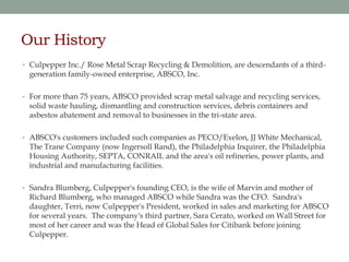Culpepper scrap capabilities_December 2016 | PPTX