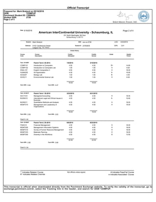 BBA FINAL TRANSCRIPT OFFICIAL | PDF