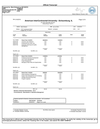 BBA FINAL TRANSCRIPT OFFICIAL | PDF