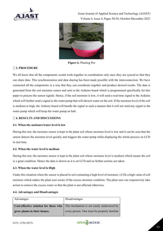 Digital Planting Pot for Smart Irrigation | PDF