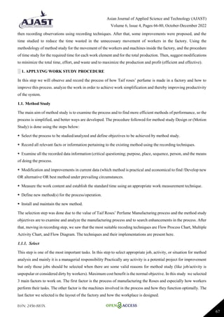 Improvement in Taif Roses’ Perfume Manufacturing Process by Using Work Study Methods: A Case ...
