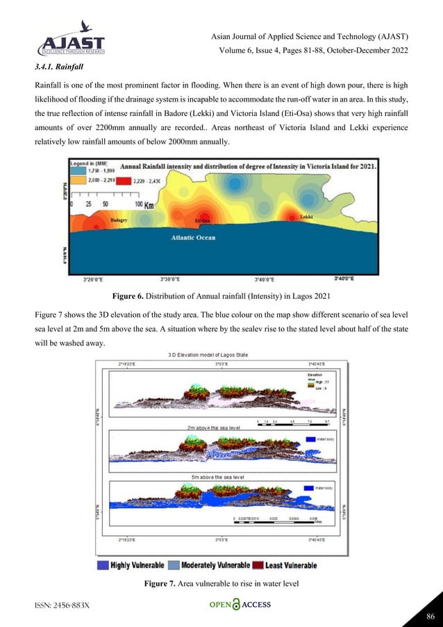 Flood Vulnerability Mapping using Geospatial Techniques: Case Study of Lagos State, Nigeria | PDF