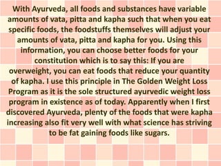 The Healthy Life Science Of Ayurveda | PPT
