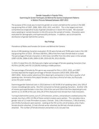 Gender Inequality in Film 2007-2013 Final for Publication.ashx