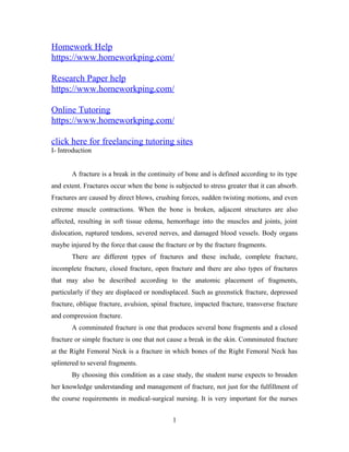 85795682 19800479-case-study-fracture-1 | DOC
