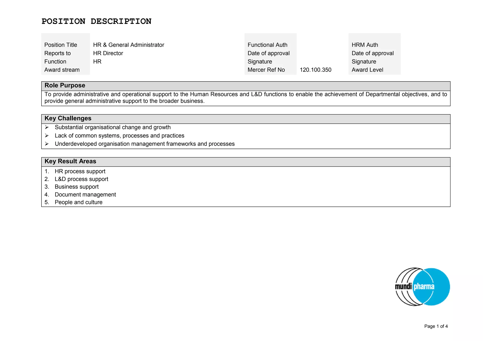 PD_HR and General Administrator | PPT
