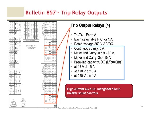 857 motor protection relay | PPT
