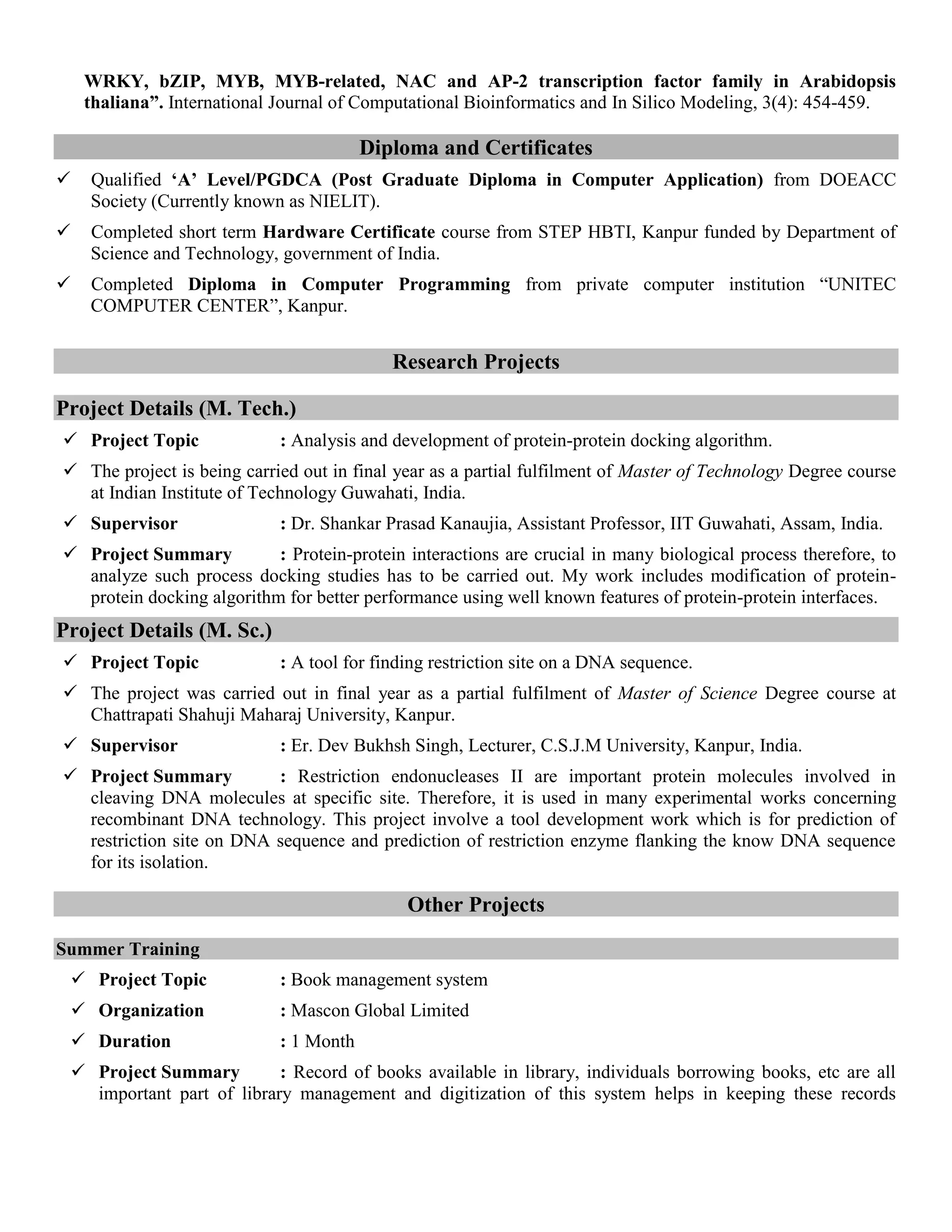 AMBUJ_SRIVASTAVA_CV2 | PDF