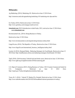 Turkey marketing f | PDF