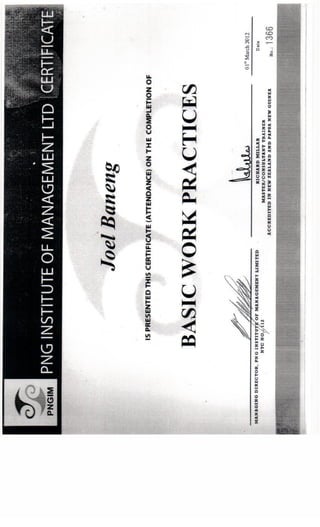 Qualification Docs | PDF