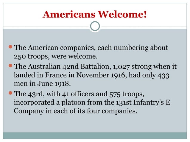 The Battle of Hamel - 4th July 1918 - Nov 14 | PPT