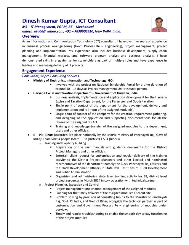 Resume_Dinesh_Kumar_Gupta | PDF