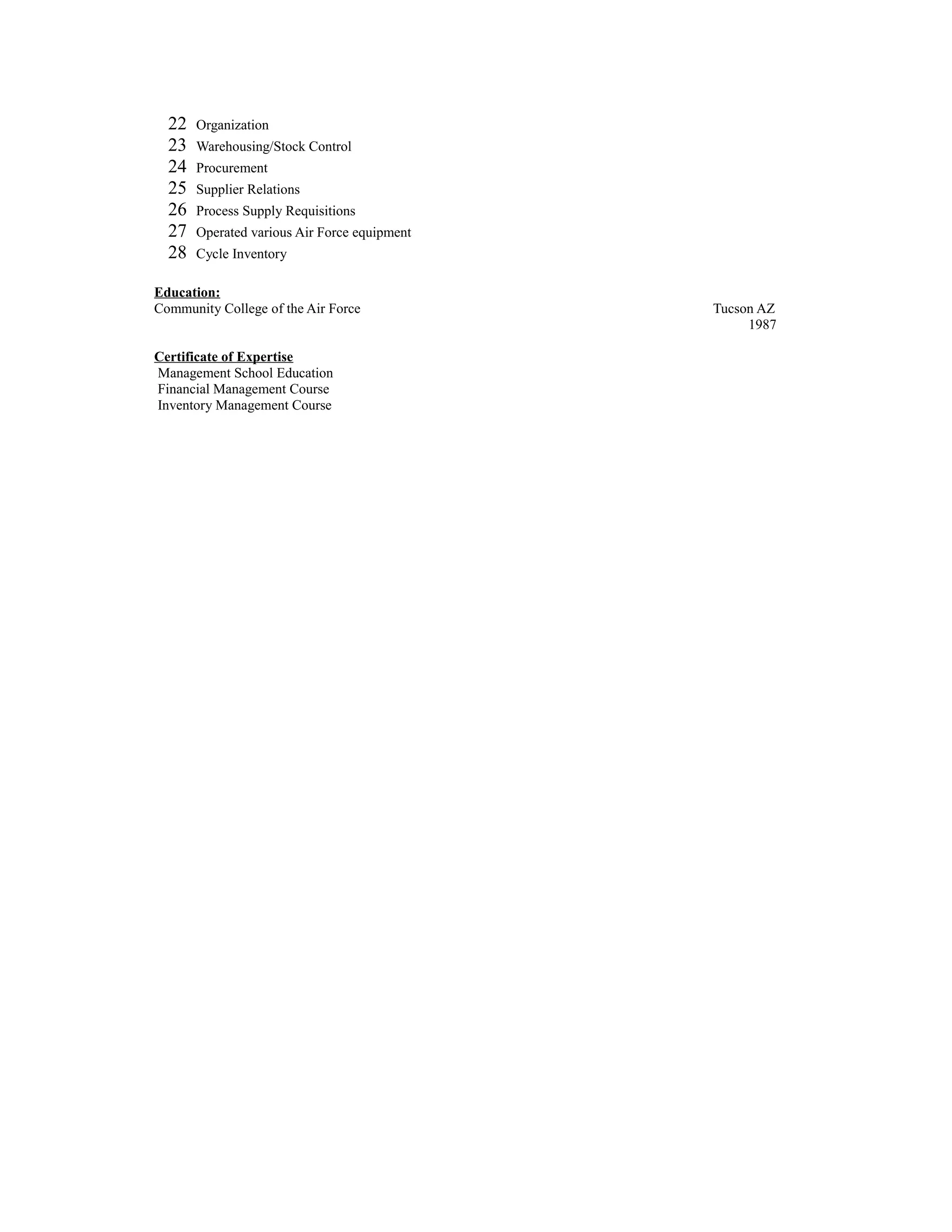 Mark Baker Resume | DOC