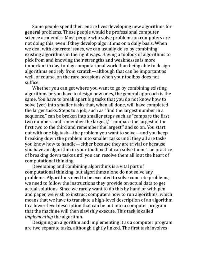 Introduction to Computational Thinking 1st Edition Thomas Mailund | PDF