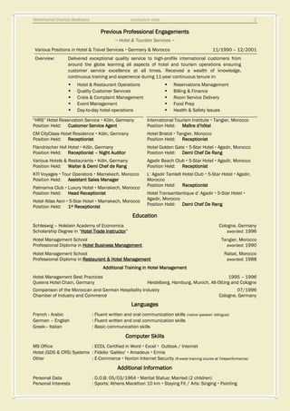 Behdaoui Abdelhamid EN CV v.3 | PDF