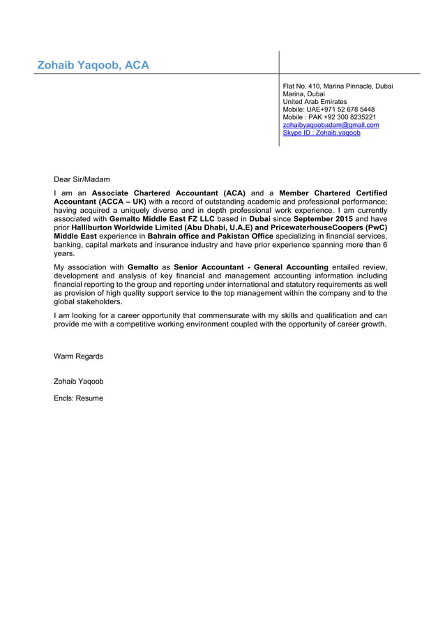 Resume- Zohaib Yaqoob | PDF