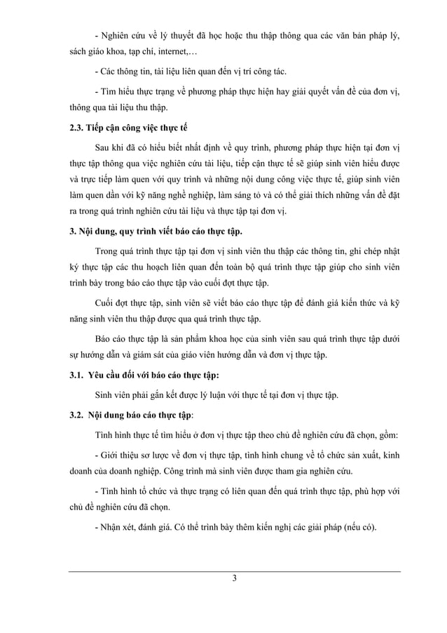 Huong dan viet bao cao thuc tap tot nghiep | PDF