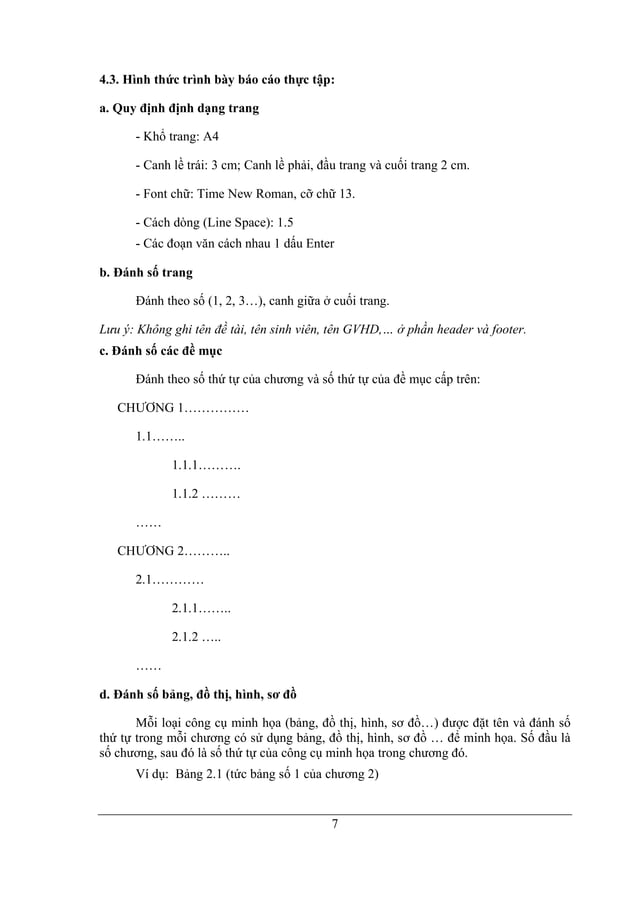 Huong dan viet bao cao thuc tap tot nghiep | PDF