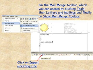 MAIL MERGE.ppt