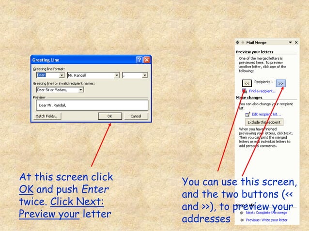 MAIL MERGE.ppt