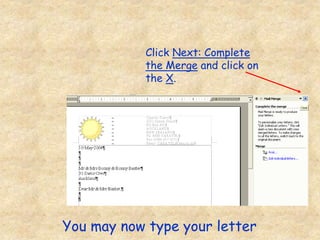 MAIL MERGE.ppt