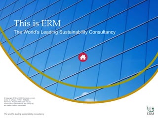 ERM - Global Company Presentation Slides (revised) | PPTX