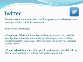 Intro to social media | PPTX