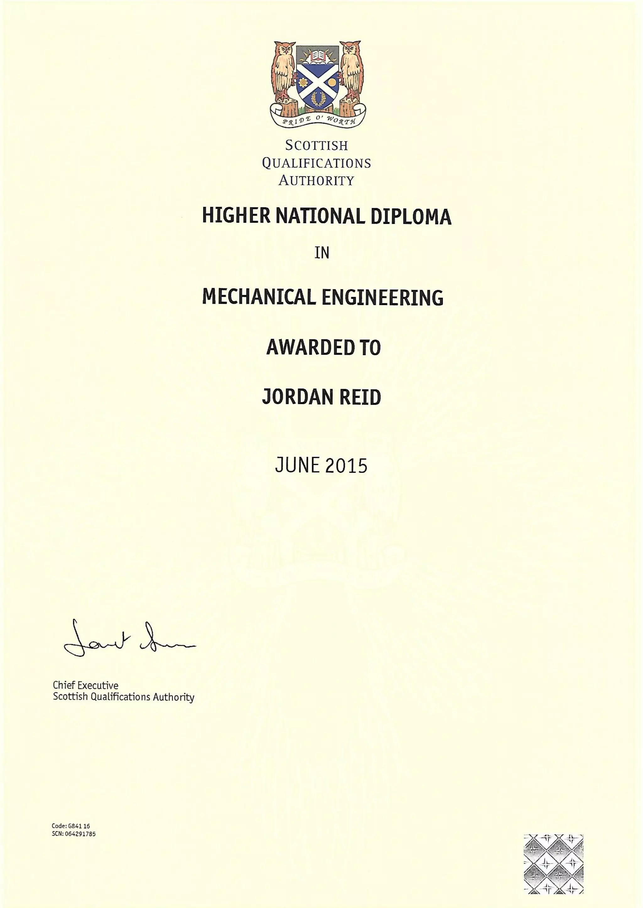 HND Certificate | PDF