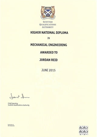 HND Certificate | PDF