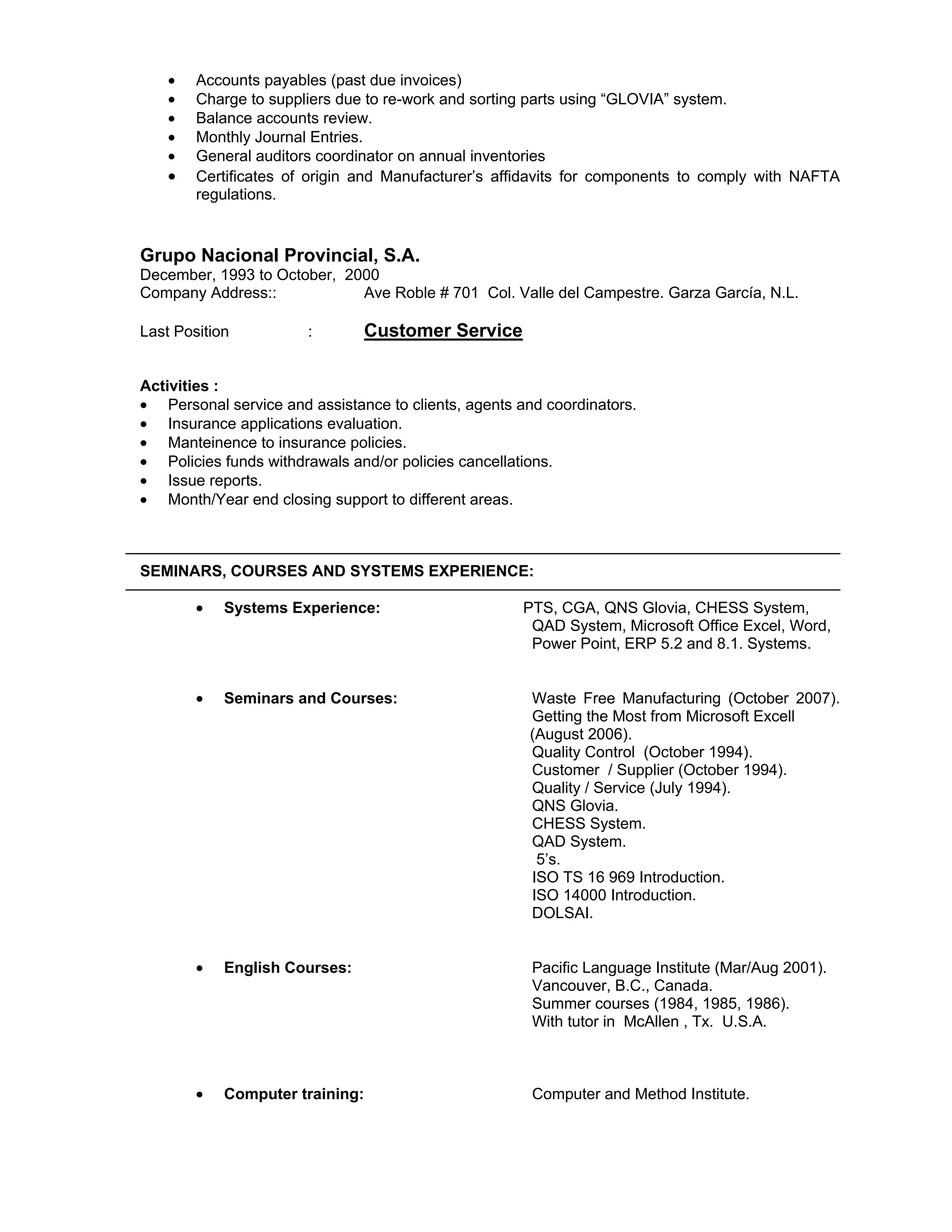 Resume EG | PDF