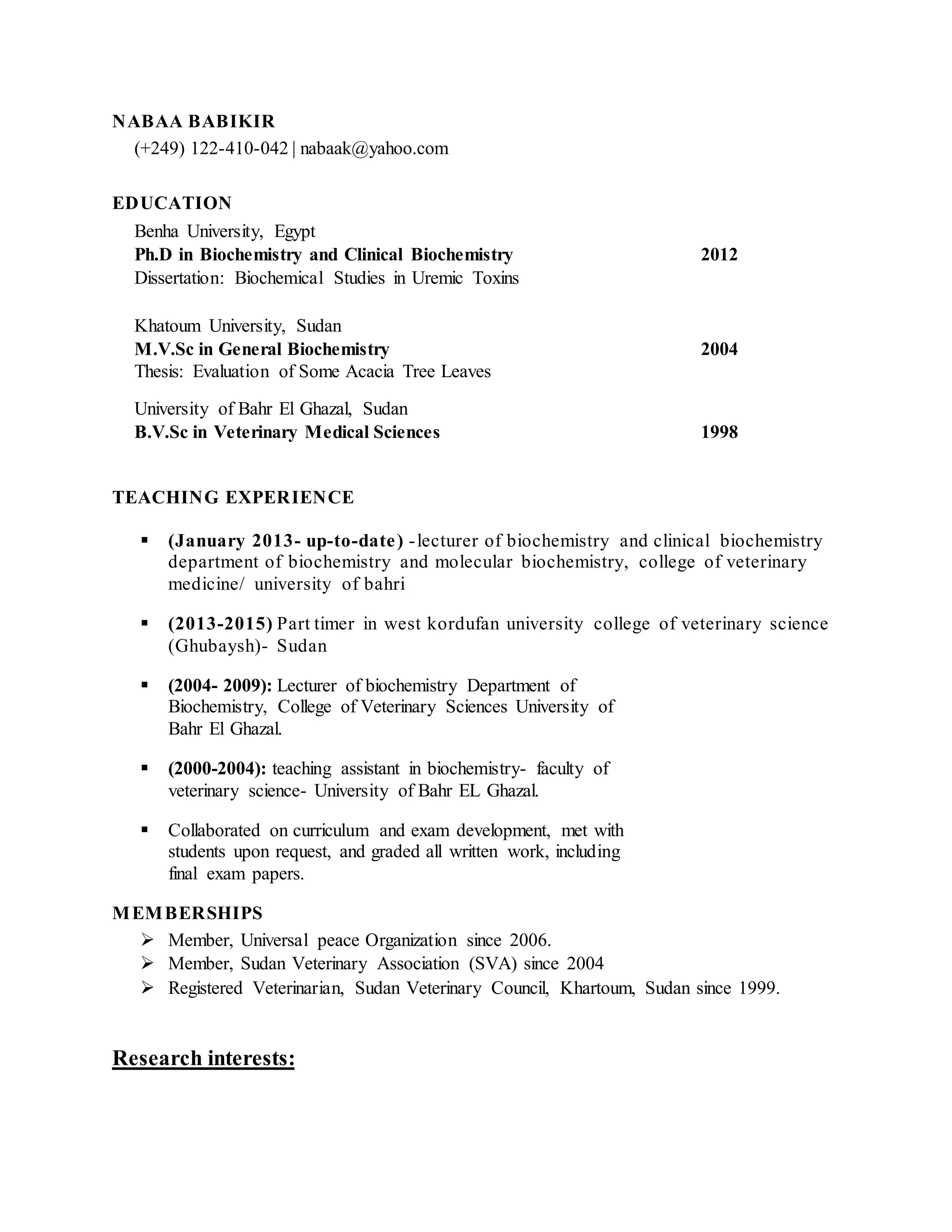 Curriculum vitae_Nabaa_Nov22_2016 | DOCX