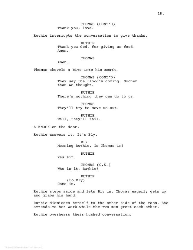 THE WATER AND THE BLOOD