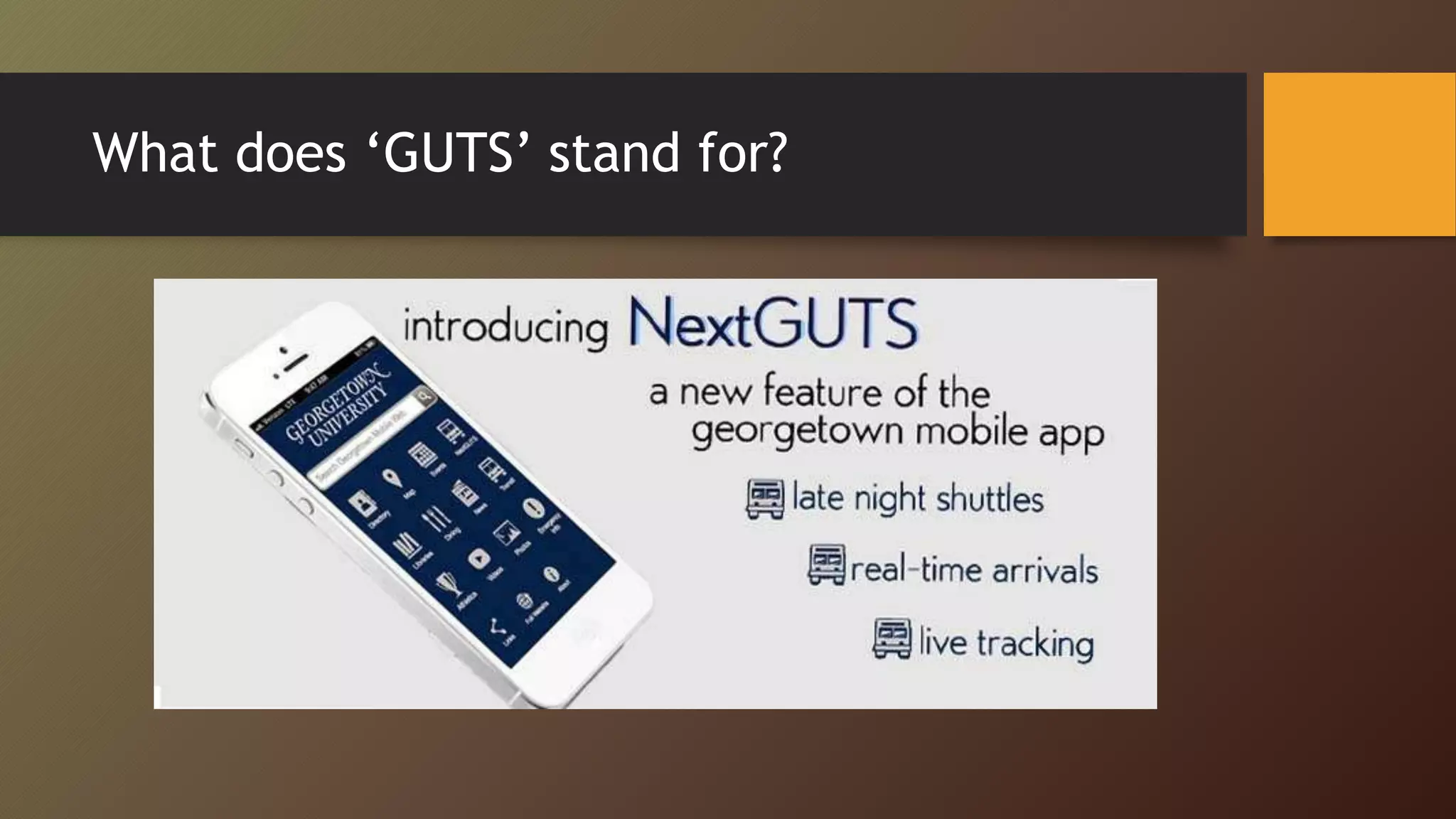 GUTSA 2016 Fall Welcoming Party | PPT