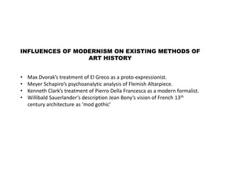 RESPONSES TO MODERNISM IN THE WEST | PPT