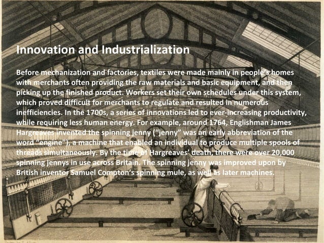 Industrial Revolution Presentation (history grade 12) | ODP ...