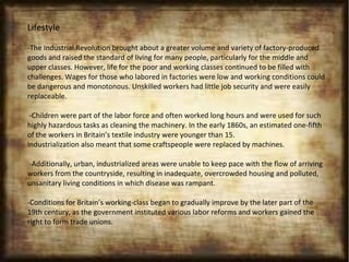 Industrial Revolution Presentation (history grade 12) | ODP