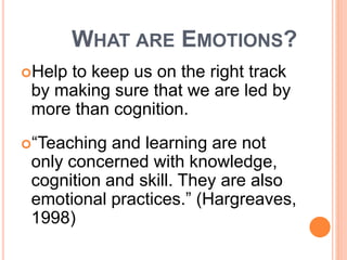 Using Emotions to Learn_CI Fall'13 | PPT