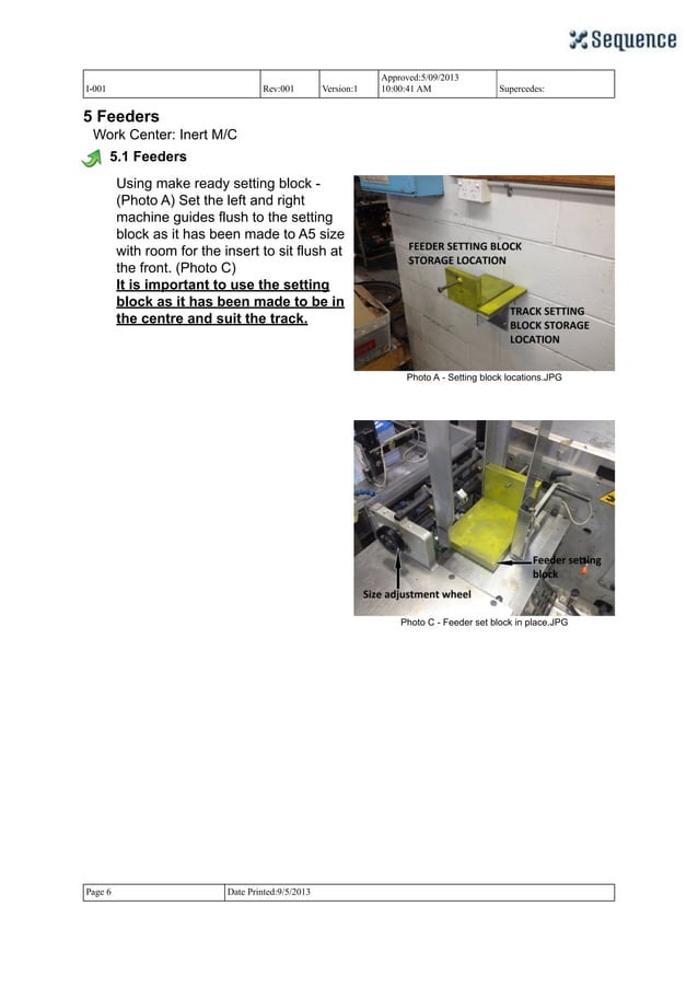 Basic standard work documentation | PDF