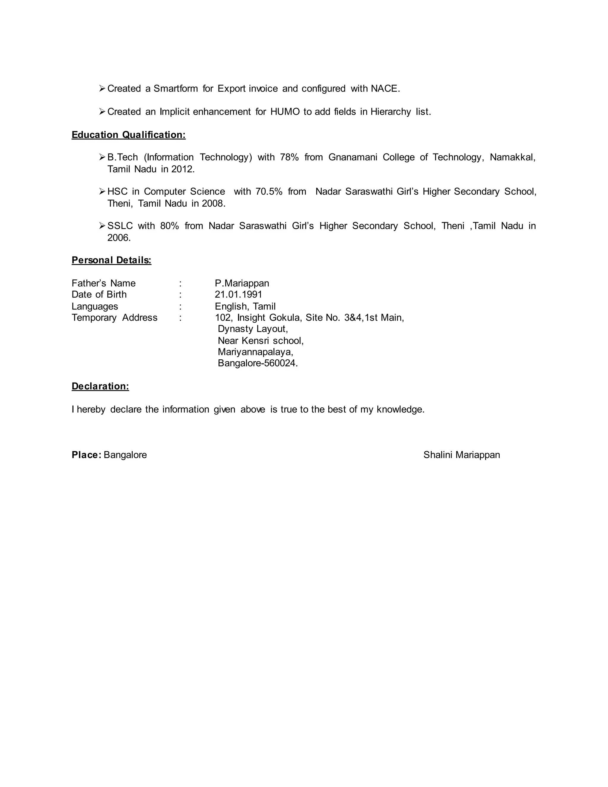 Shalini Mariappan | DOCX