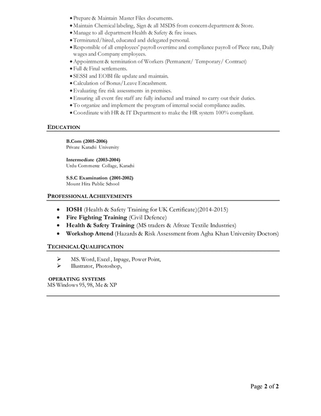 waqas updated CV | DOCX