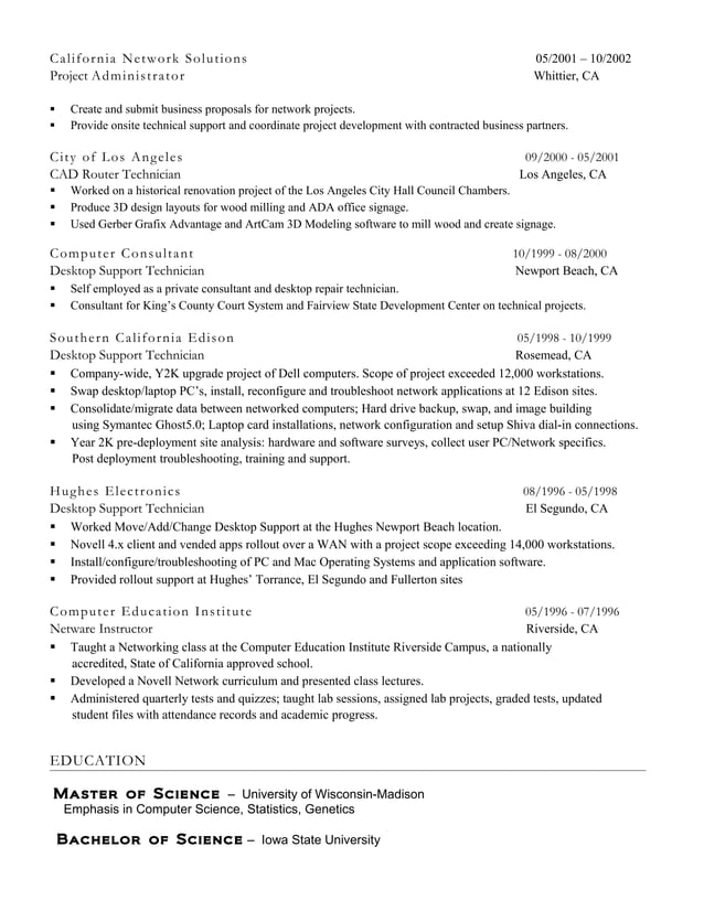 David Ostrander IT | PDF