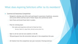 Aspiring Solicitors - Leeds 2017 slides | PPTX | Legal Services Industry | Industries