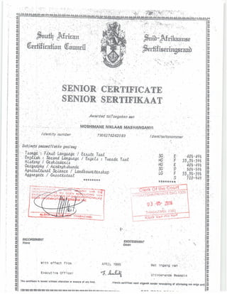 Scan Qualification 2016 | PDF