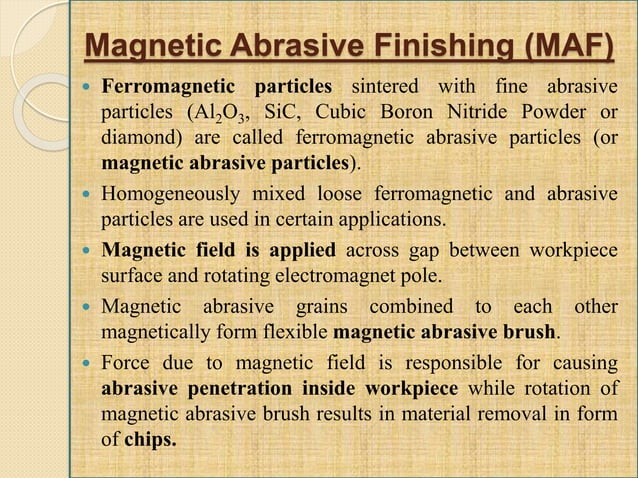 NANO FINISHING TECHNIQUES | PPTX | Science