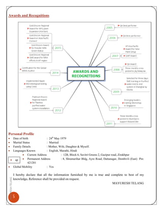 Mayuresh Telang resume | PDF