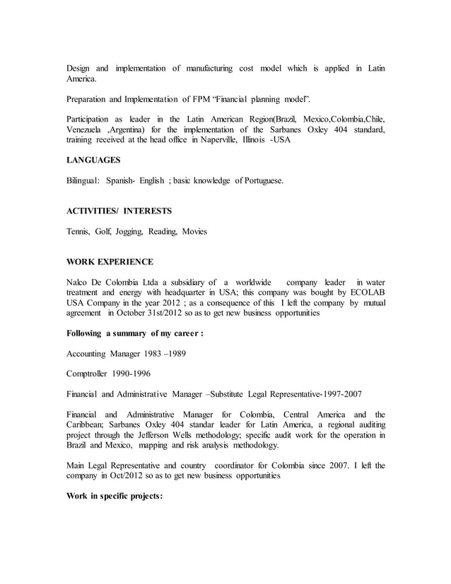 TRAD CV-LHV-UPDATED | PDF