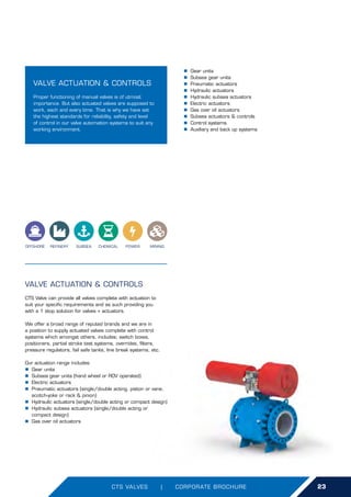 CTS_Valves_Corporate_Brochure 2016 | PDF